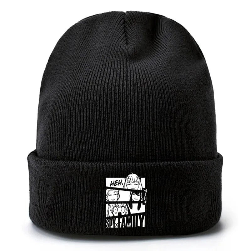 Anime Spy X Family Creative Peripheral Knitted Hats Woolen Hats Rolled ...