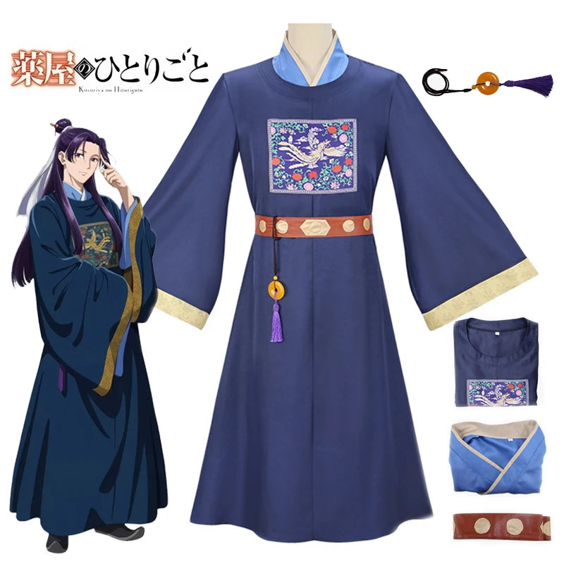 Jinshi Cosplay Costume Fantasy Anime The Apothecary Diaries Disguise F