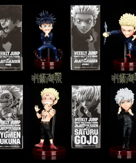 9cm 2pcs Jujutsu Kaisen Fushiguro Megumi Satoru Gojo Itadori Yuji Ryom ...